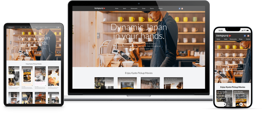 tempura.tv | 実績紹介 | 京都のホームページ制作・Web制作会社 ｜株式会社クロスウィッシュ